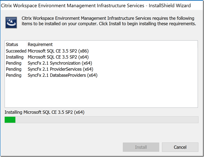Installing Citrix Workspace Environment Manager 1909 - Virtualmanc.co.uk